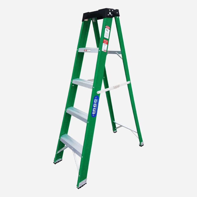 ESCALERA TIPO II 2 BANDAS DE FIBRA DE VIDRIO CAPACIDAD 175 kg – INCO